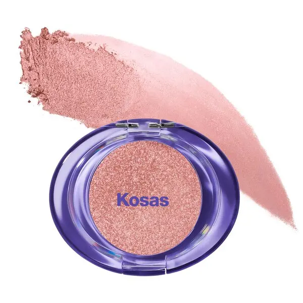 KOSAS Shiny Objects Wet Glisten Highlighter Powder For Face And Eyes - Glimmerose
