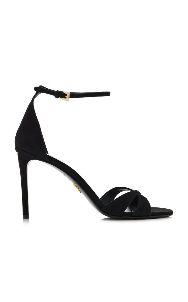 Prada Suede Stiletto Sandals