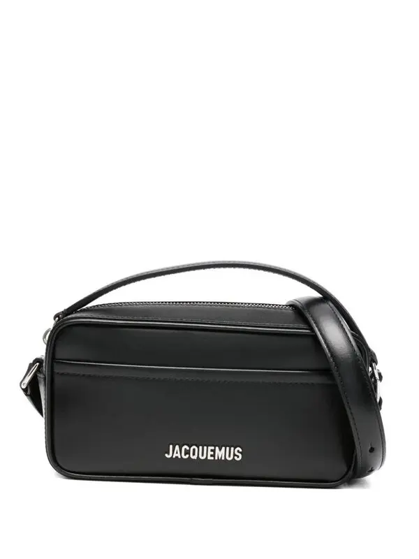 Jacquemus Le Baneto Leather Crossbody Bag - Black