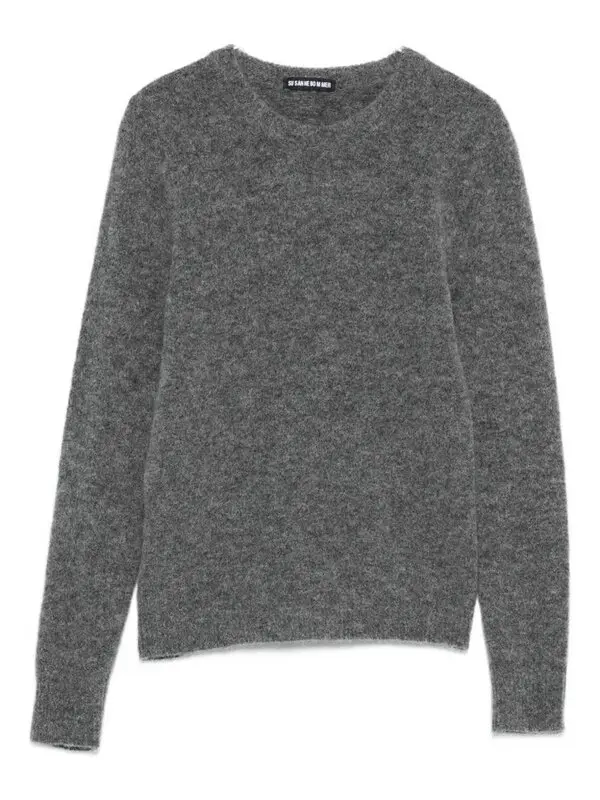 SUSANNE BOMMER Wool Crewneck Sweater - Grey