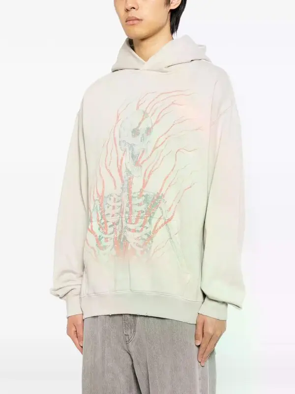 WARMAN Graphic Print Hoodie