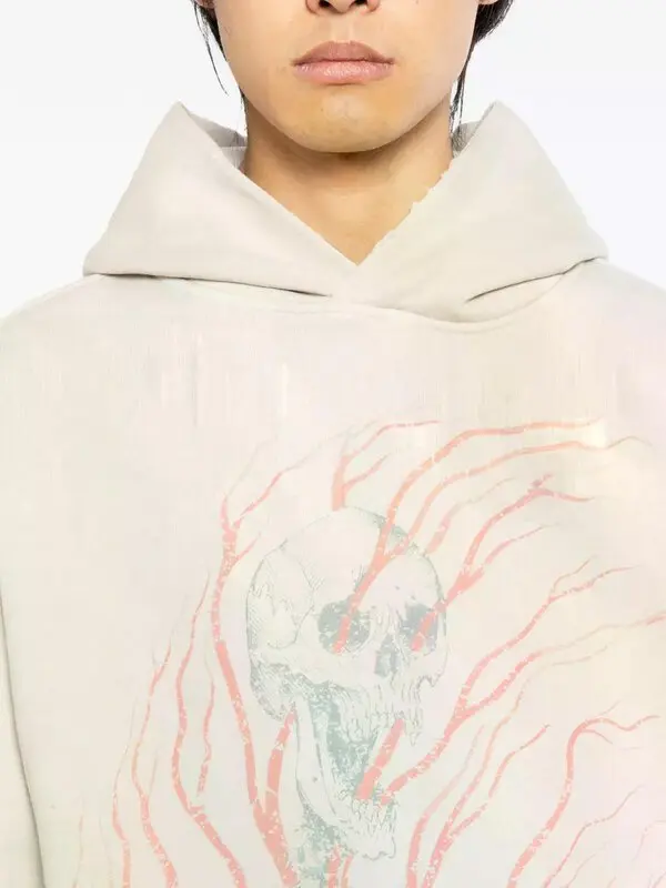 WARMAN Graphic Print Hoodie