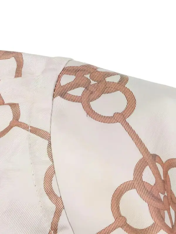 Hermès 2010s Pattern Hooded Jacket