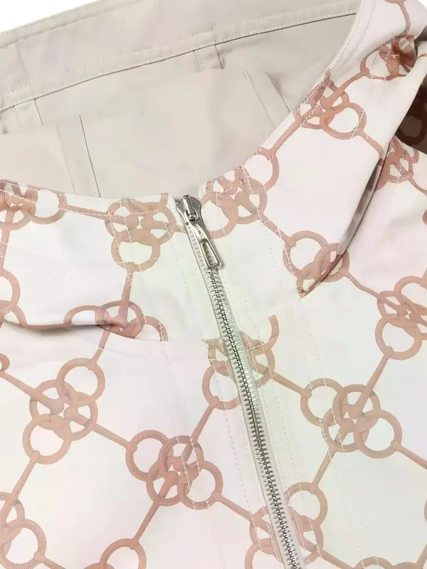 Hermès 2010s Pattern Hooded Jacket