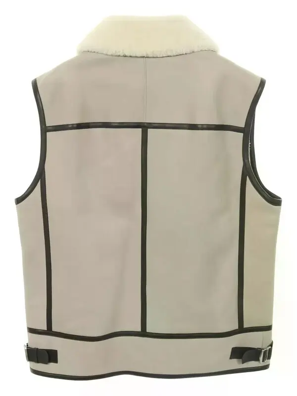 Hermès Zip-up Shearling Gilet