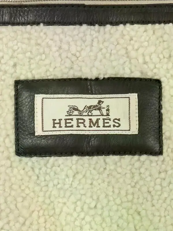 Hermès Zip-up Shearling Gilet