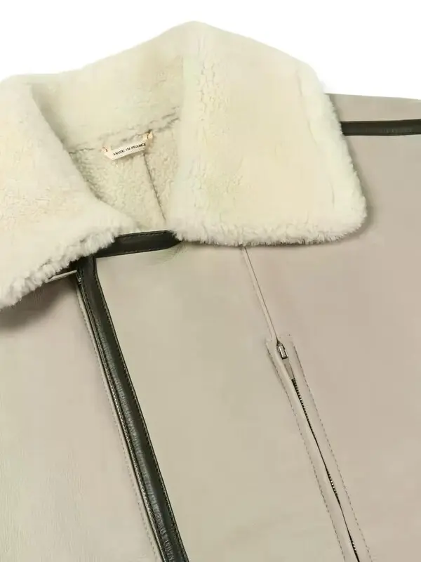 Hermès Zip-up Shearling Gilet