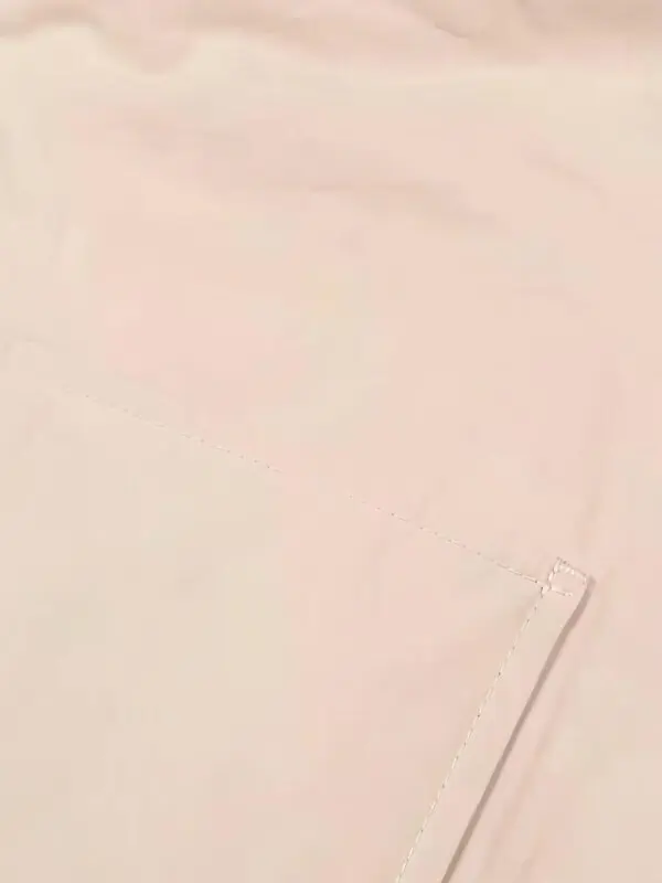 Hermès 2010s Leather-trim Wrap Coat