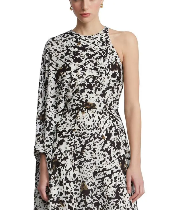 Bcbgmaxazria One-sleeve Midi Dress