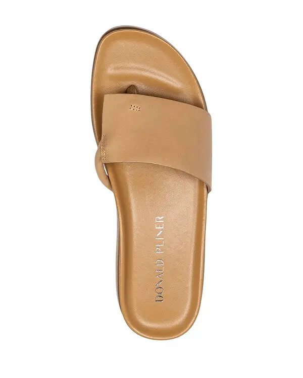 DONALD PLINER Platform Demi Wedge Thong Sandals