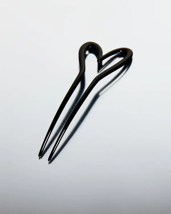 DEBORAH PAGANI X WESTMAN ATELIER Heart Hair Pin - Black