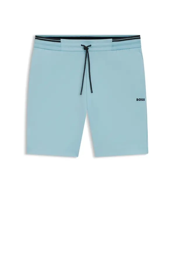 BOSS Straight-fit Shorts - Light Blue