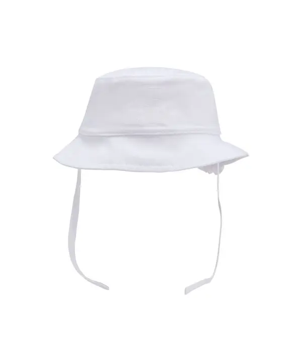 BOSS Bucket Hat With Monogram - White