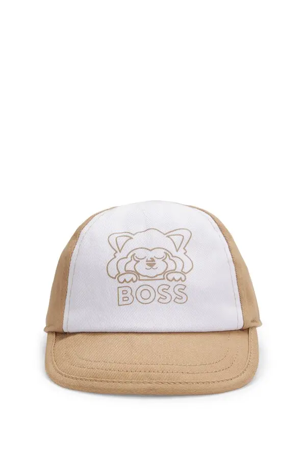 BOSS Baby Cap With Embroidered Logo - Brown