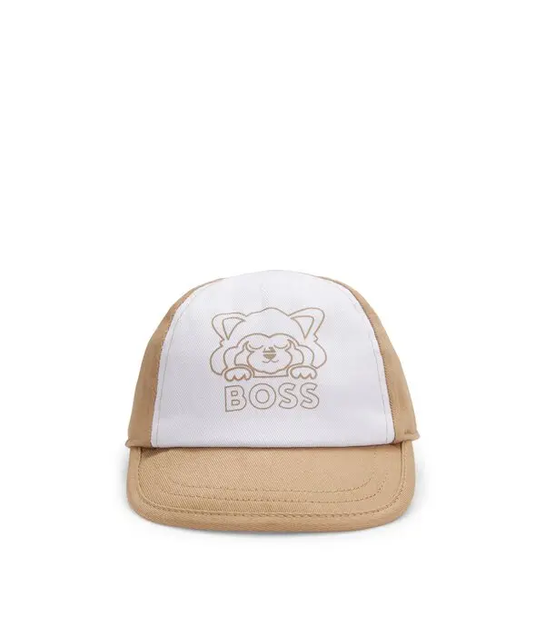 BOSS Baby Cap With Embroidered Logo - Brown