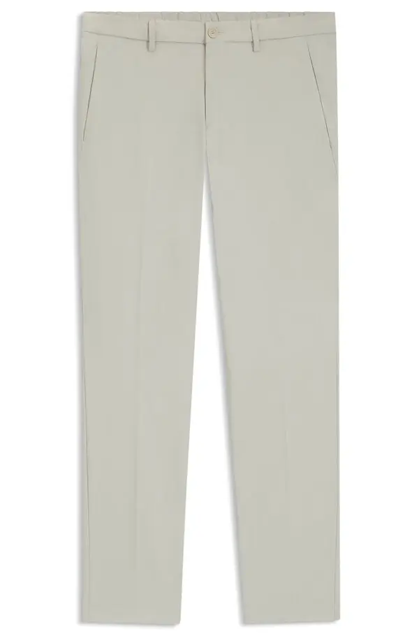 BOSS Stretch-twill Golf Trousers - Light Beige