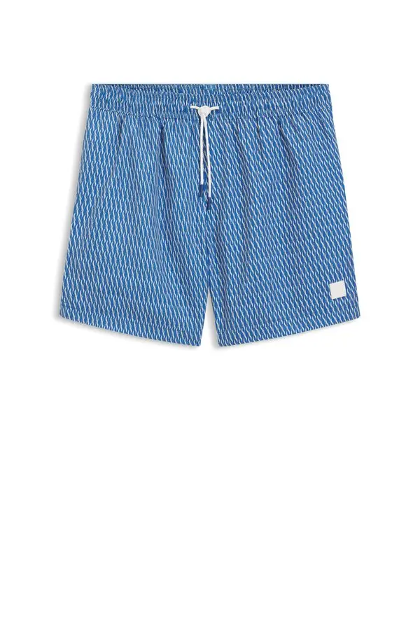 BOSS Printed Board Shorts - Blue