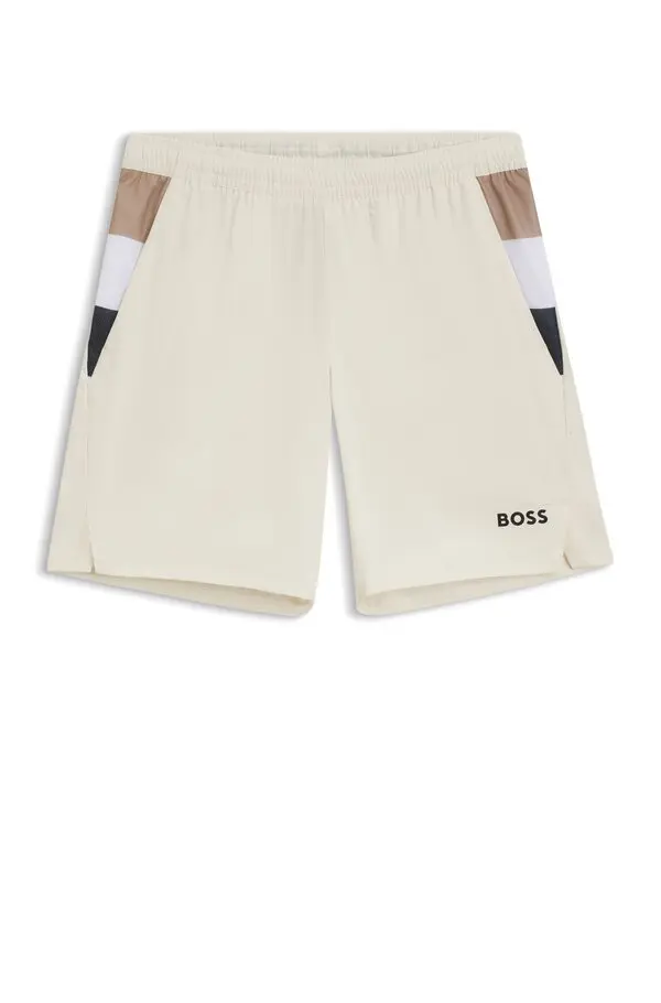 BOSS Active Tennis Shorts - White