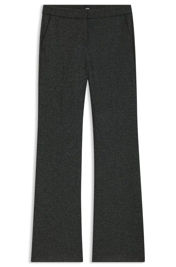 BOSS Slim-fit Flared Trousers
