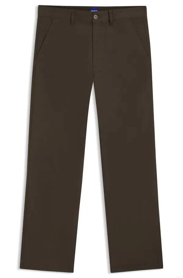 Hugo Regular-fit Trousers - Dark Brown