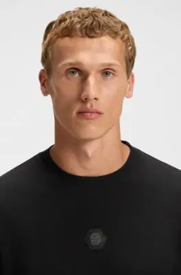 BOSS Cotton-jersey T-shirt With Double B Monogram