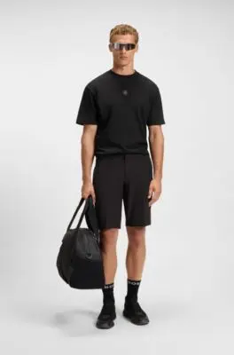 BOSS Cotton-jersey T-shirt With Double B Monogram