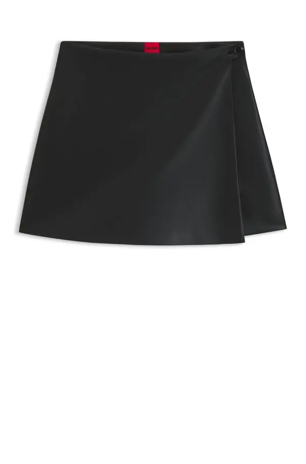 Hugo Faux-leather Mini Skort