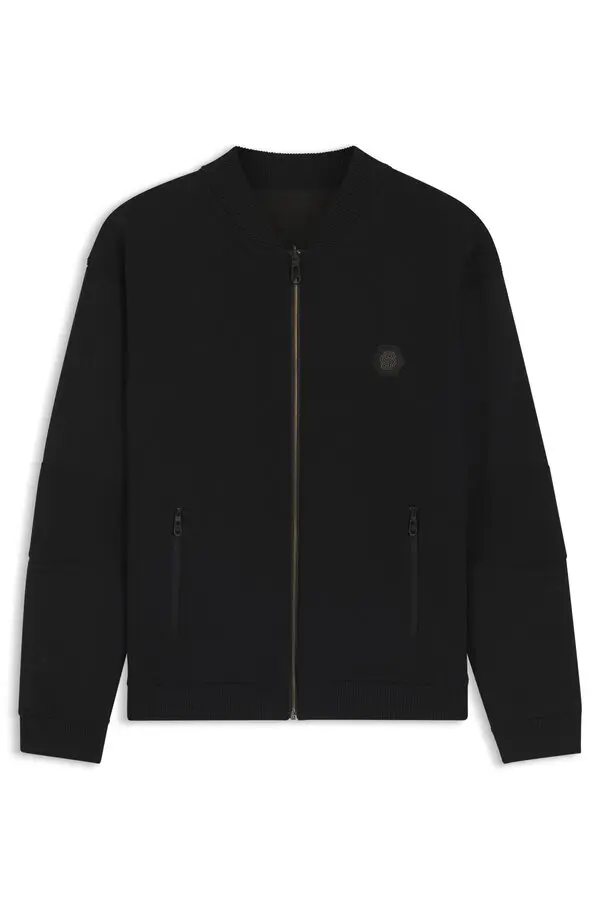 BOSS Reversible Jacket With Comfort Fit - Black