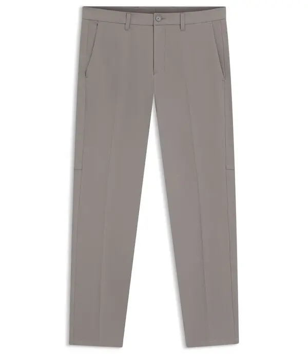 BOSS Slim-fit Water-repellent Stretch Pants - Light Grey