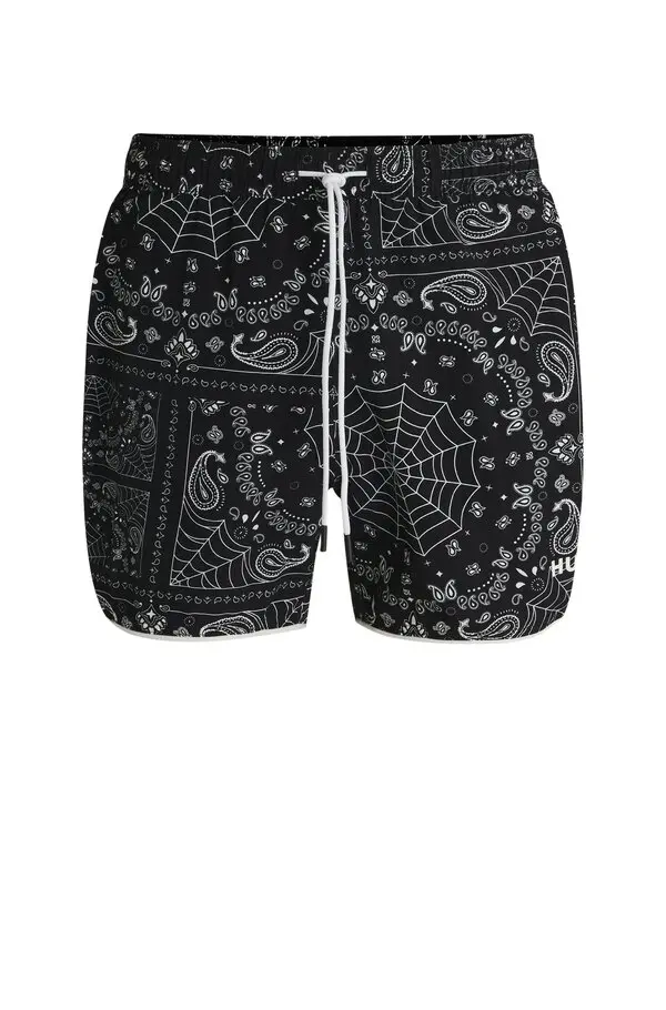 Hugo Board/boxer Swim Shorts - Black