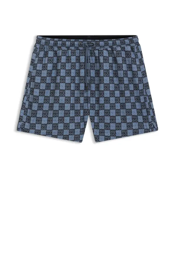 Hugo Quick-dry Swim Shorts - Dark Blue