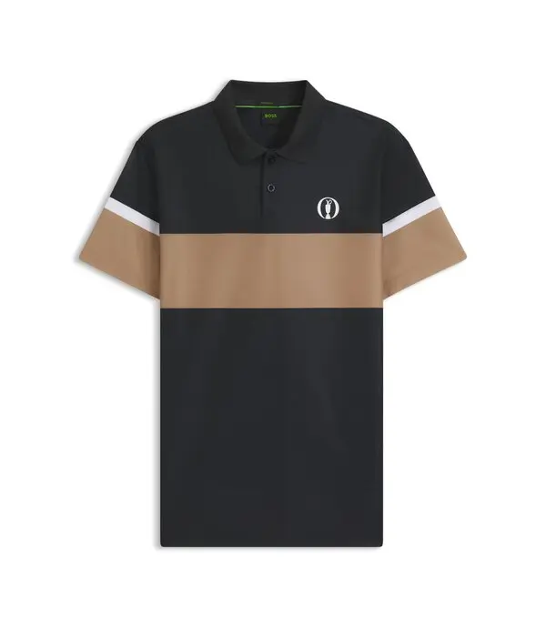 BOSS Paddy Grid-pattern Polo Shirt