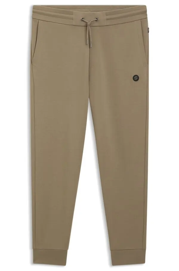 BOSS Cotton-blend Tracksuit Bottoms With Double B Monogram - Light Brown