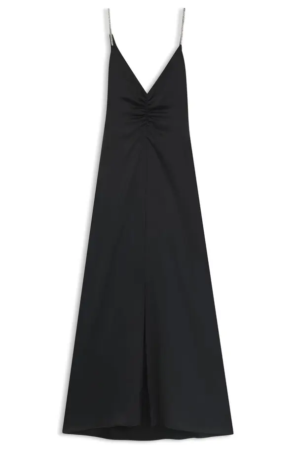 Hugo Maxi Dress With Rhinestone Straps