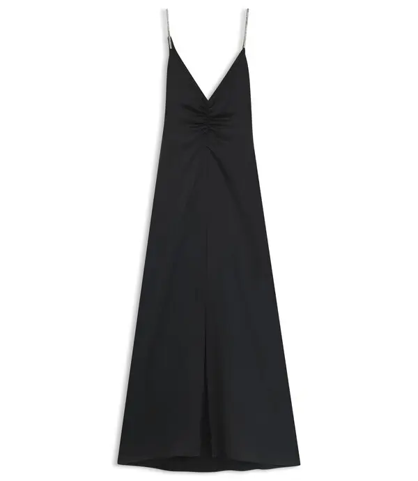 Hugo Maxi Dress With Rhinestone Straps