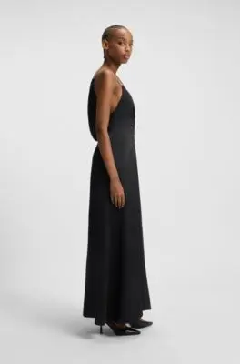 Hugo Maxi Dress With Rhinestone Straps