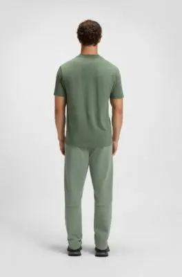 BOSS 3d-logo T-shirt In Cotton Jersey - Light Green