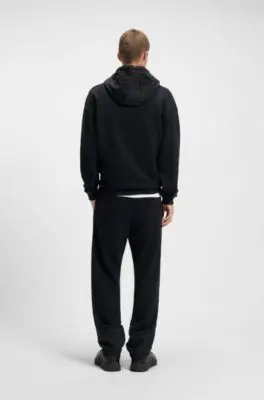 Hugo Cotton-blend Hoodie With Logo