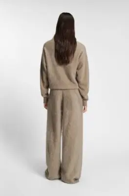 BOSS High-neck Cashmere Sweater