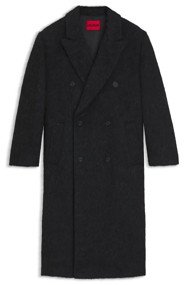 Hugo Relaxed Fit Double-breasted Coat