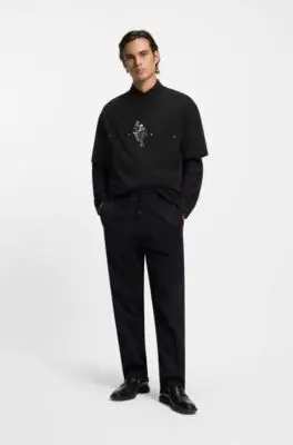 Hugo Graphic-artwork T-shirt In Cotton Jersey
