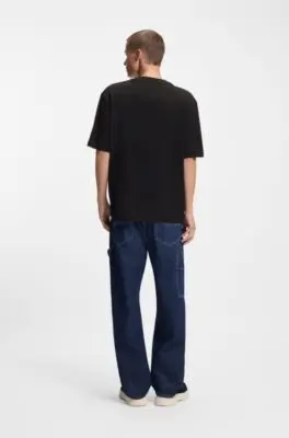 Hugo Colourful-artwork T-shirt In Cotton Jersey