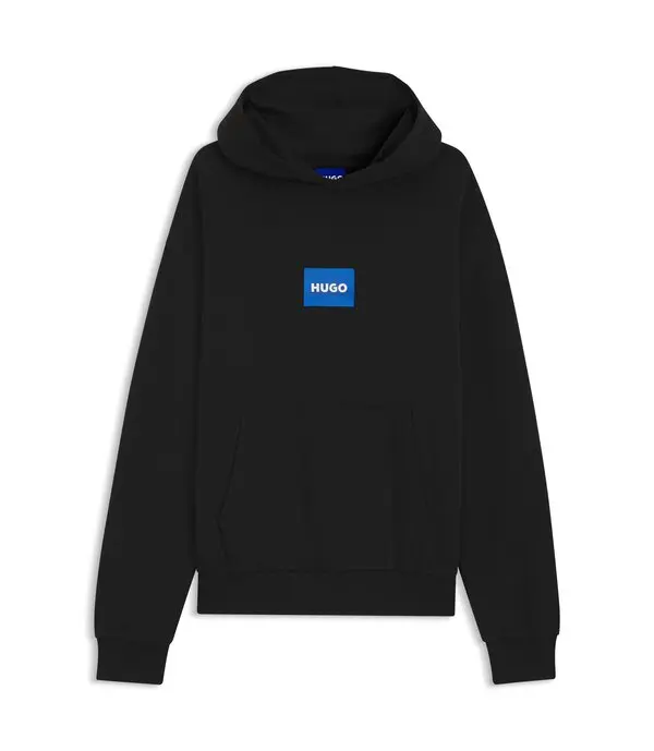 Hugo Cotton Terry Hoodie - Black
