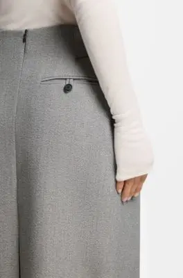 BOSS Belted Pleated Skirt