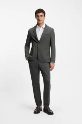 BOSS Slim-fit Performance-stretch Trousers