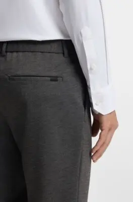 BOSS Slim-fit Performance-stretch Trousers