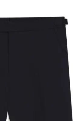 BOSS Tapered-fit Trousers - Dark Blue