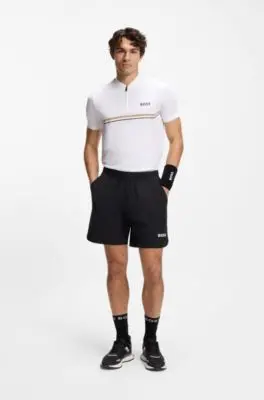 BOSS Polo Shirt With Seamless Bodymapping - White