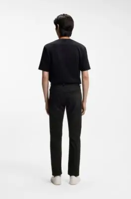 BOSS Delaware Slim-fit Trousers - Black