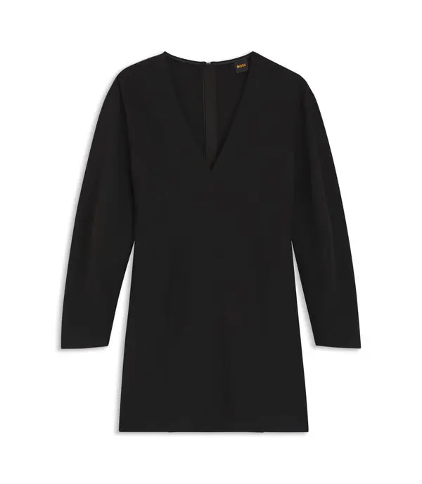 BOSS Cutline Detail V-neck Dress